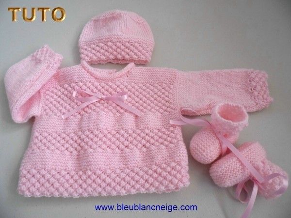 Explications tricot bébé, TUTO, ENSEMBLE rose astra pdf Explications tricot bébé, TUTO, ENSEMBLE rose astra pdf