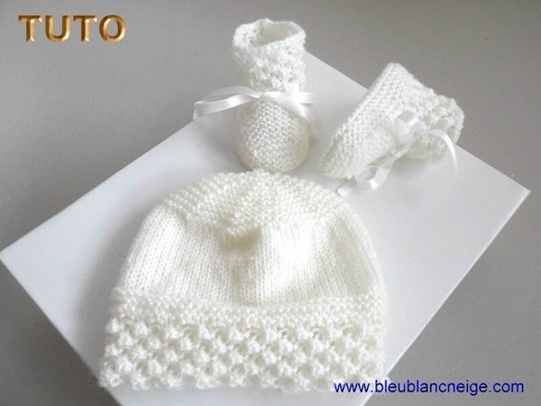 Explications tricot bébé, TUTO, ENSEMBLE blanc astra Explications tricot bébé, TUTO, ENSEMBLE blanc astra