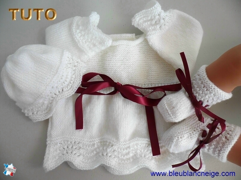 Explications tricot bebe tuto ENSEMBLE bb laine vagues Explications tricot bebe tuto ENSEMBLE bb laine vagues